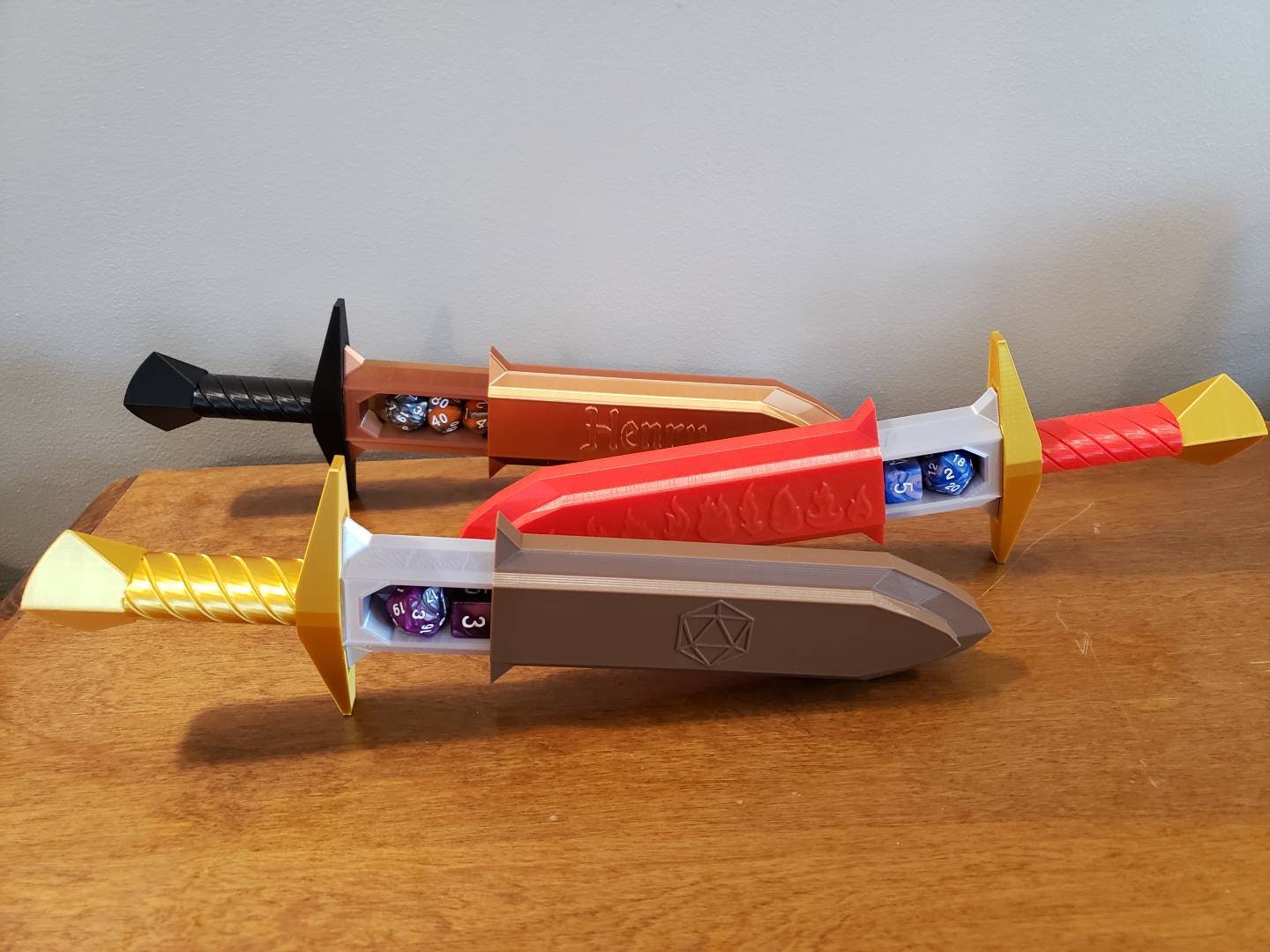 CUSTOMIZABLE Dice Dagger Tray Dice Storage/box for D&D - Etsy Sweden