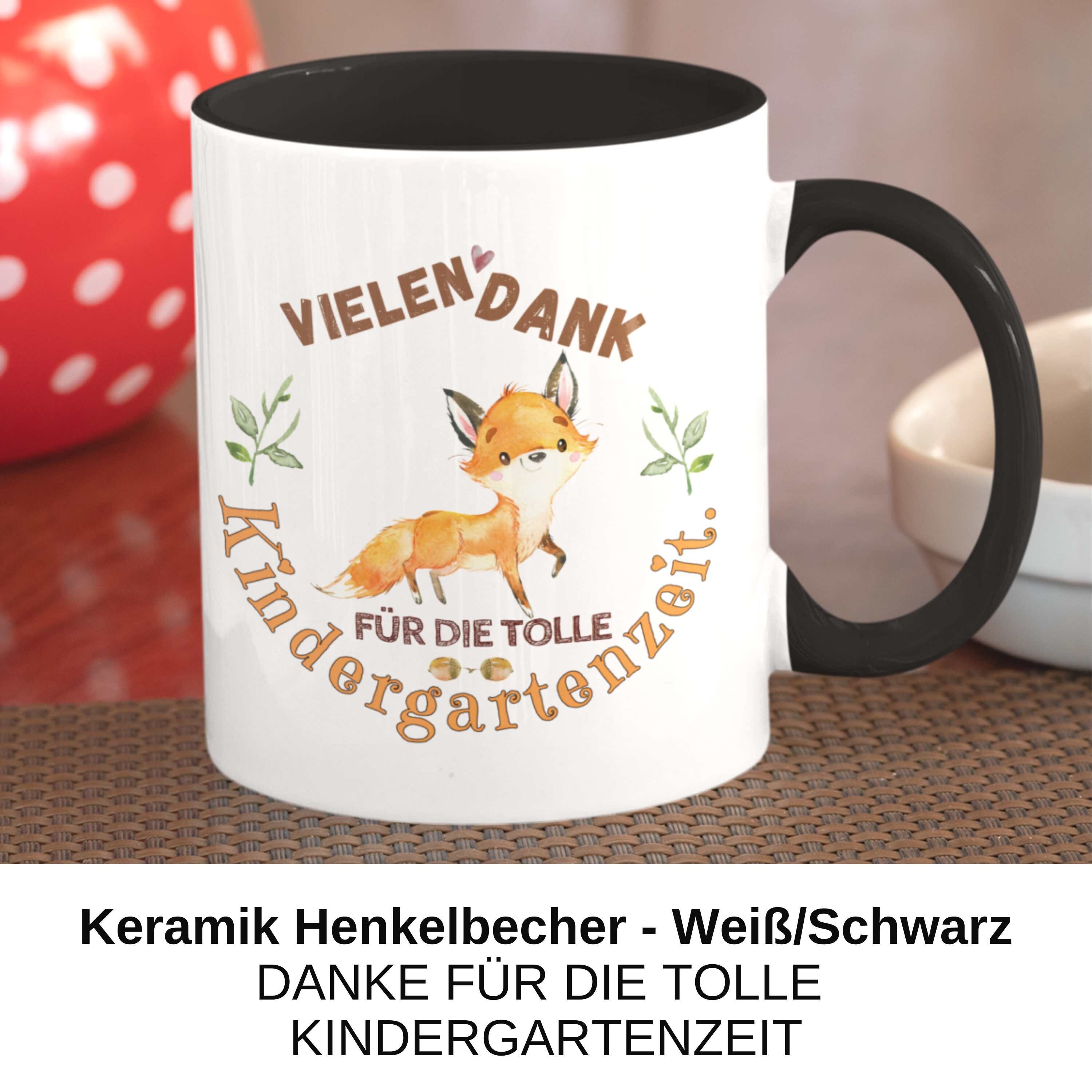 Danke Tasse für Erzieherin Fuchs Design Frech aber Süß | Etsy