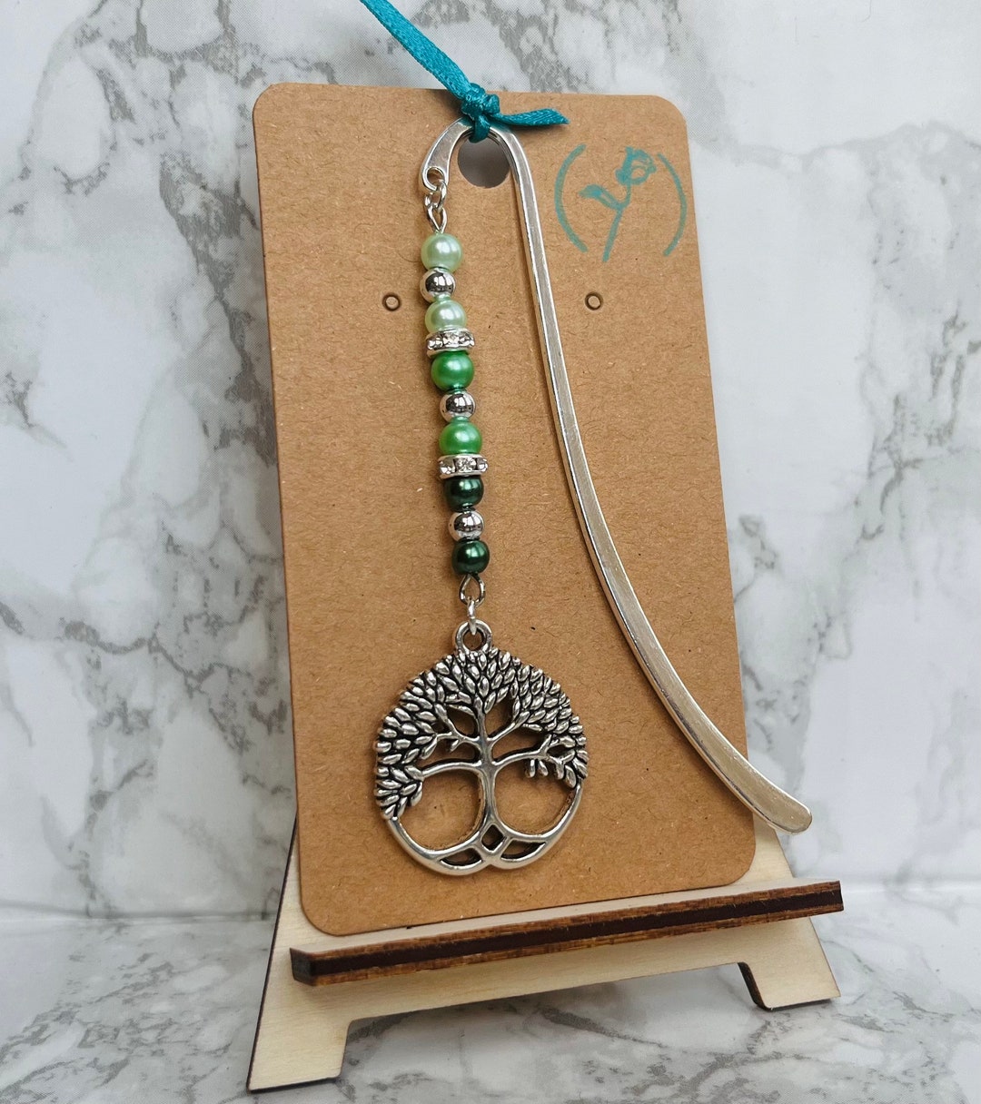 Tree of Life Bookmark, Handmade Bookmark, Handmade Gift for Reader ...