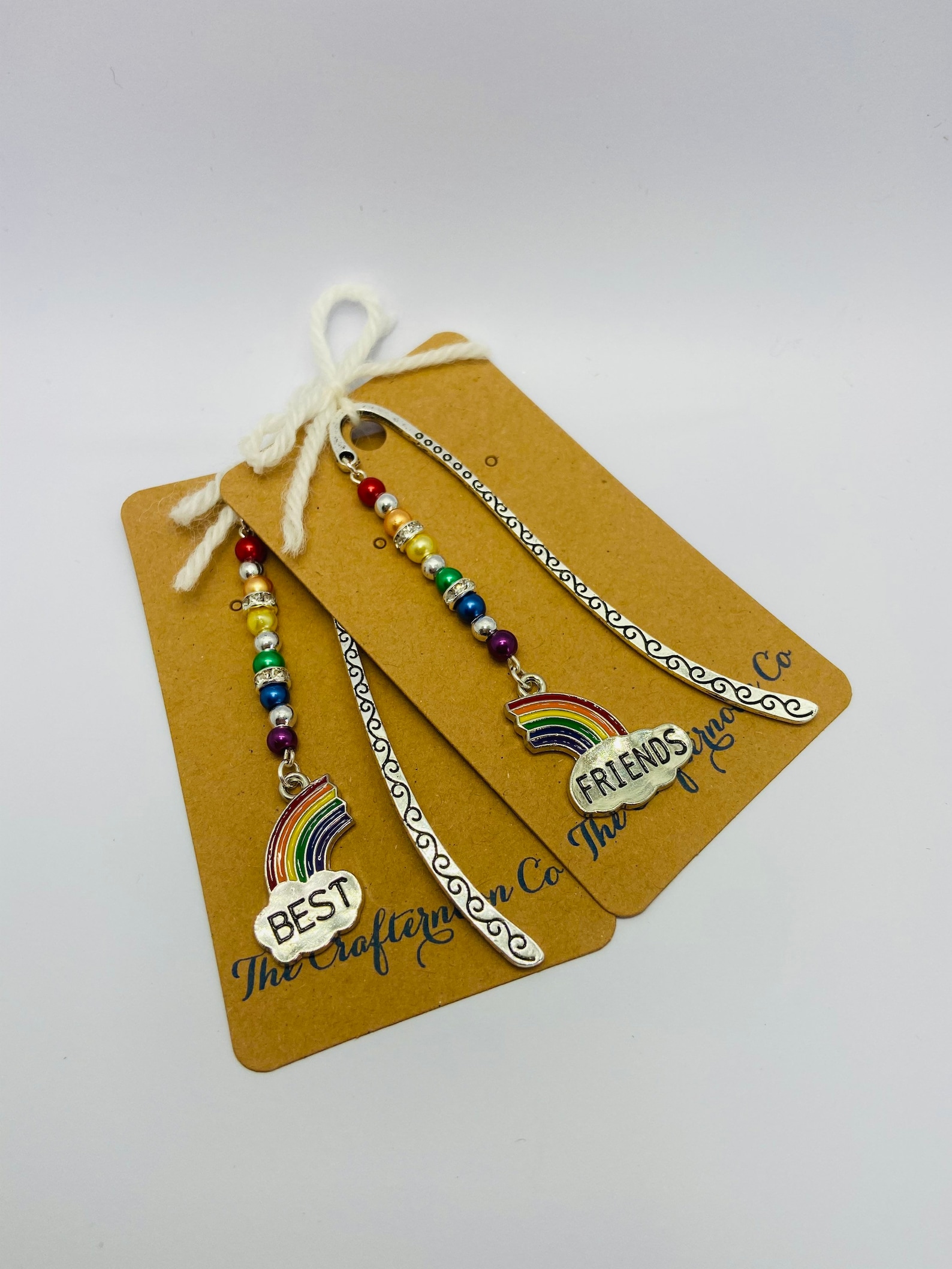 Best Friends Bookmark Pair Handmade Bookmarks Metal - Etsy