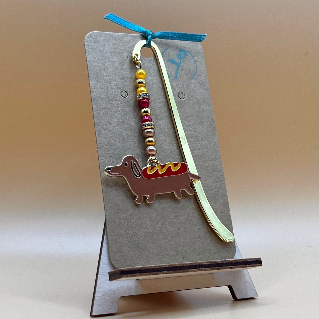 Sausage Dog Bookmark, Dachshund Bookmark, Handmade Gift for Dog Owner ...