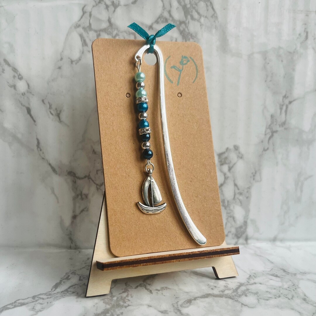 Sail Boat Bookmark, Sailor Bookmark, Handmade Gift for Reader, Father's ...