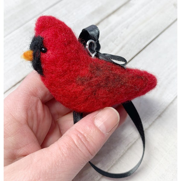 Needle Felt Cardinal - Etsy
