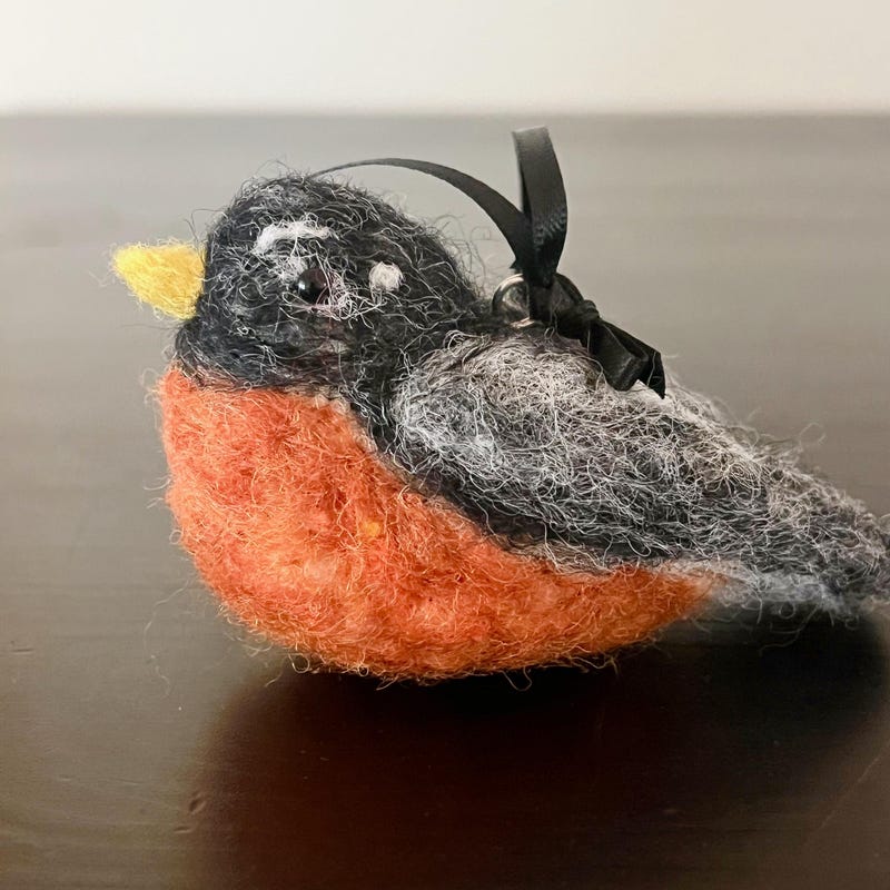 Needle Felted Bird - Etsy