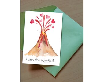 I lava you card | Etsy