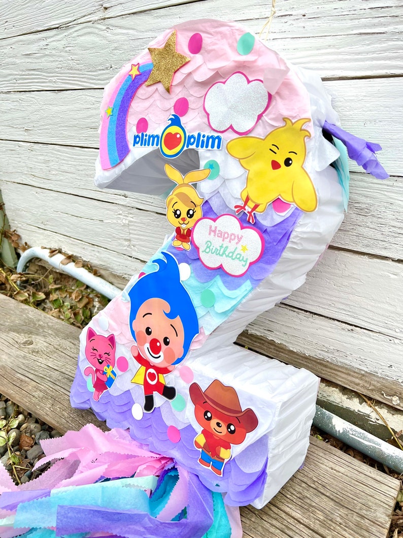 Plim Plim Number Two Piñata | Etsy