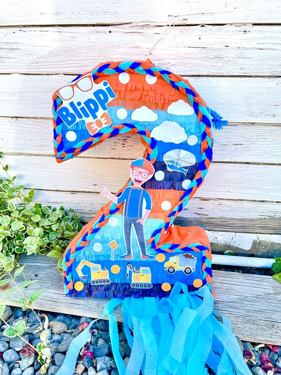 Blippi Number Two Piñata - Etsy