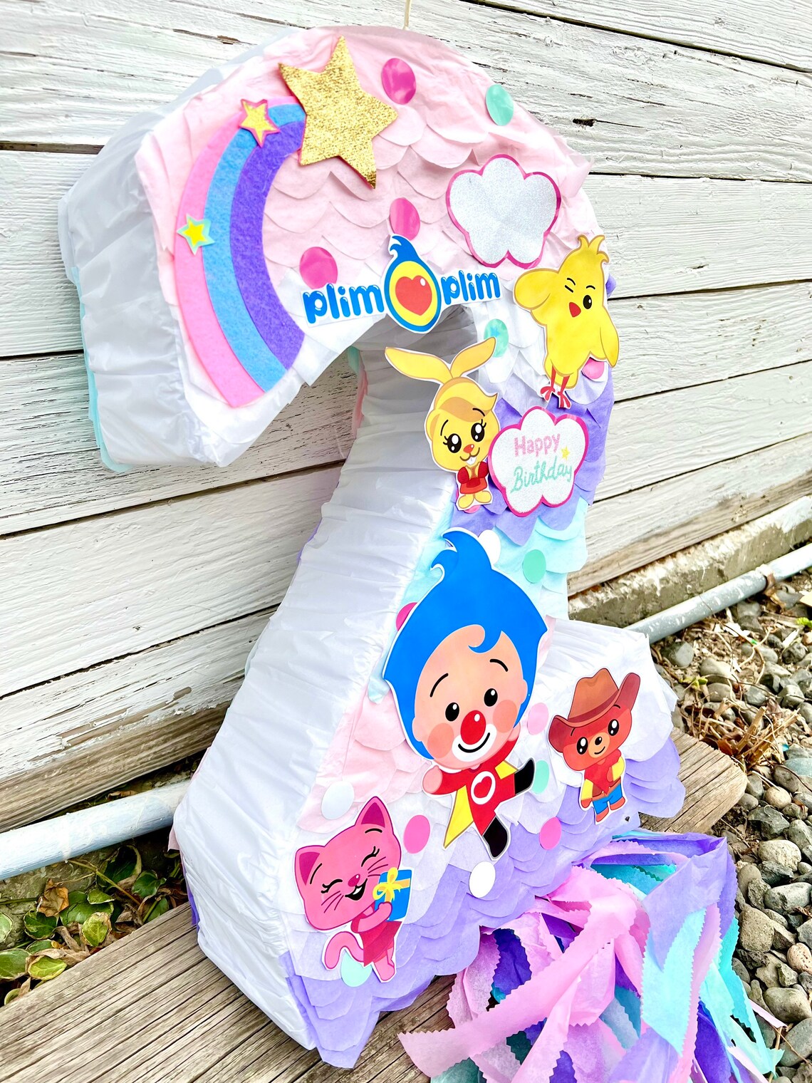 Plim Plim Number Two Piñata | Etsy