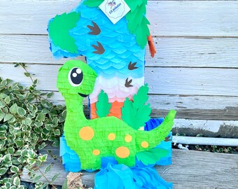 Dinosaur Number Piñata - Etsy
