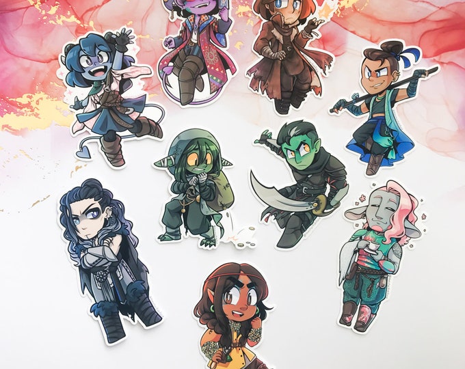 Critical Role Campaign 2 Stickers - Etsy