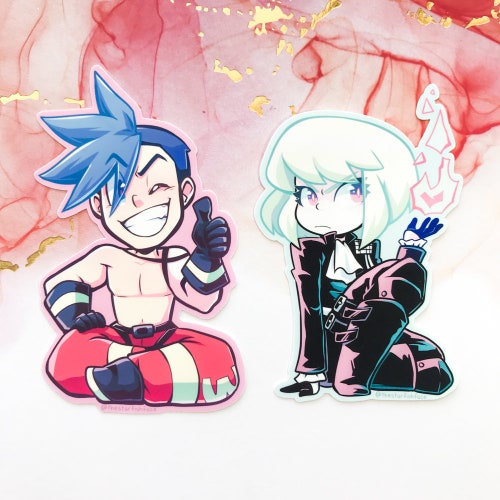 Promare Lio and Galo Stickers - Etsy