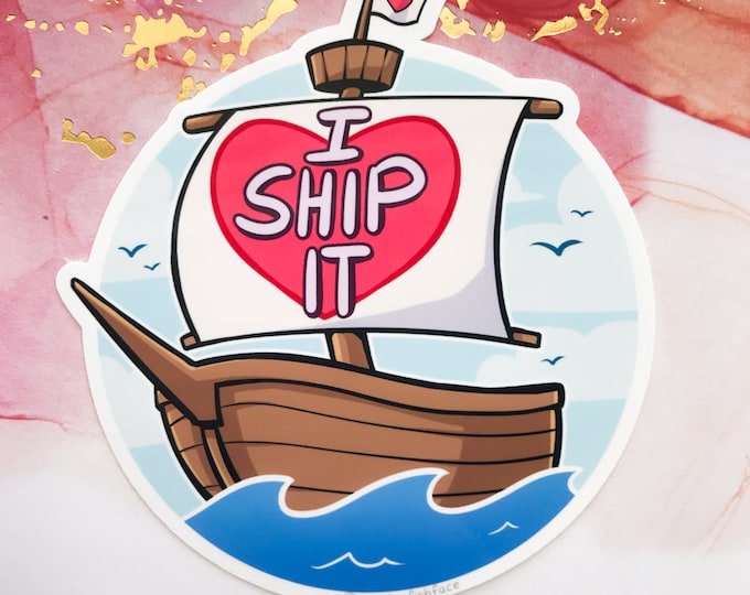 I Ship It Sticker - Etsy