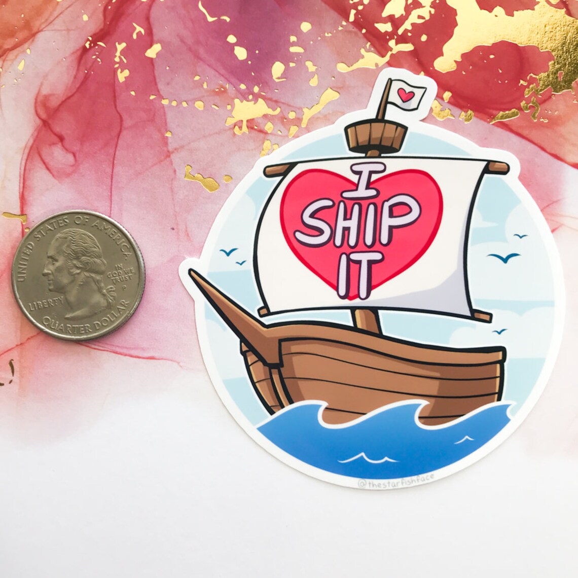 I Ship It Sticker - Etsy
