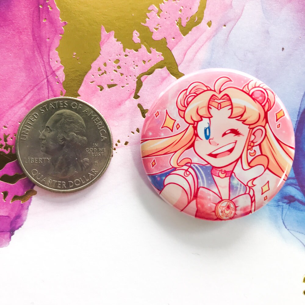 Sailor Moon Buttons | Etsy