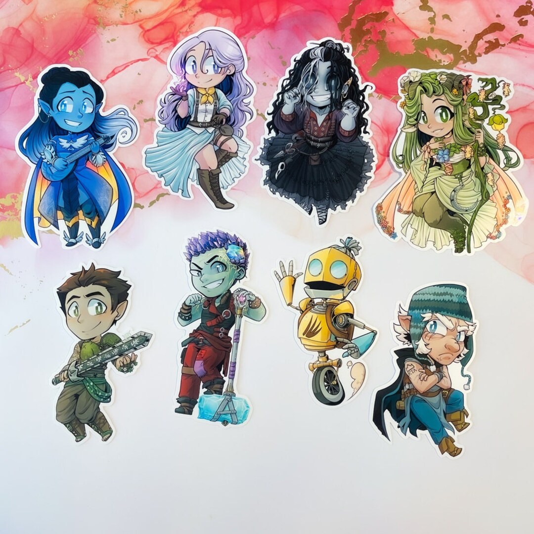 Critical Role Campaign 3 Stickers - Etsy