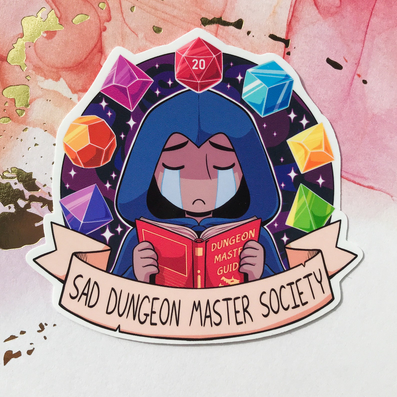 Sad D&D Society Stickers - Etsy