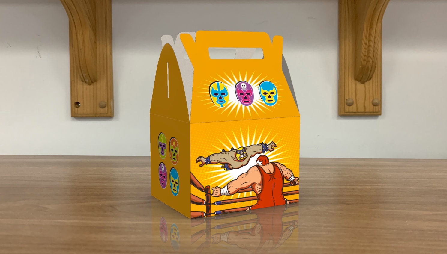 Lucha Libre Party Favor Boxes - Etsy