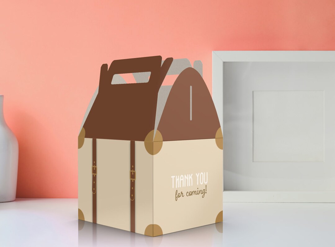 World Traveler Theme Party Favor Boxes - Etsy