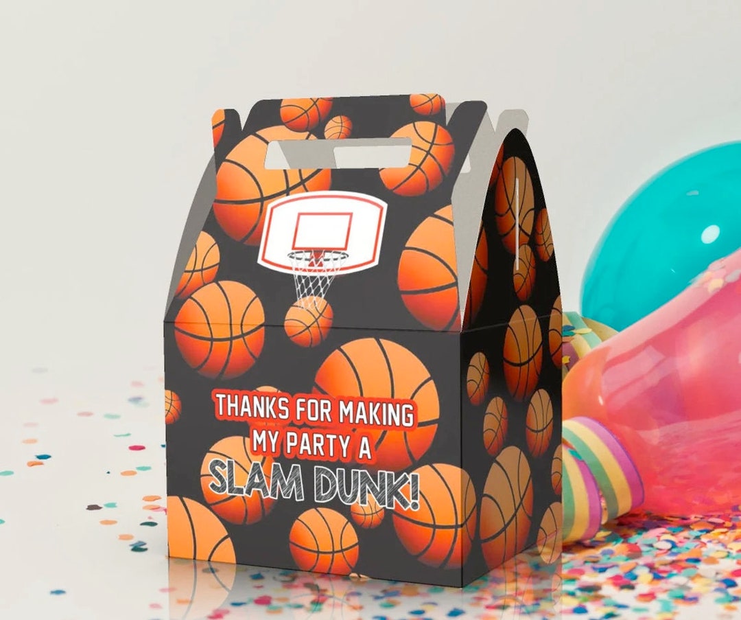 Slam Dunk Party Favor Boxes - Etsy