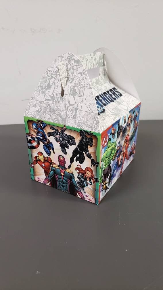 Super Hero Party Favor Boxes | Etsy