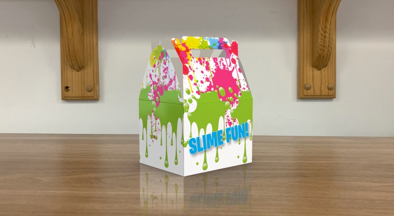 Slime Party Favor Boxes - Etsy