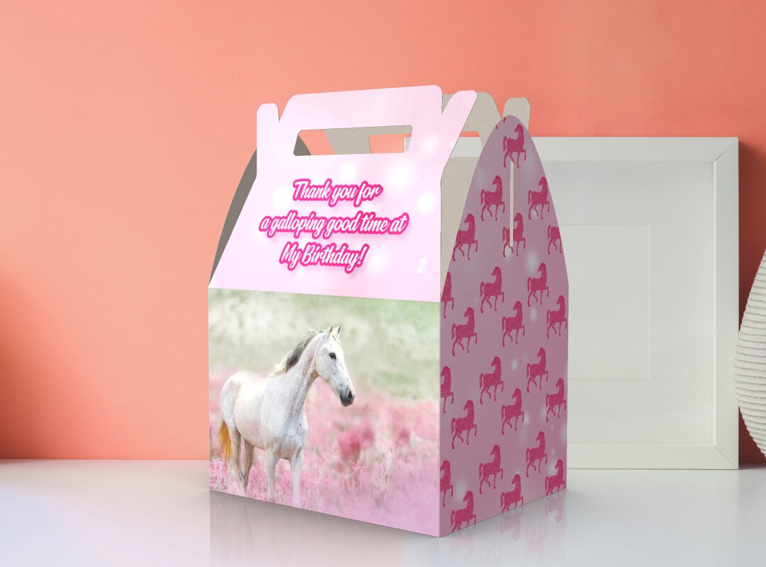 Horse Theme Party Favor Boxes - Etsy