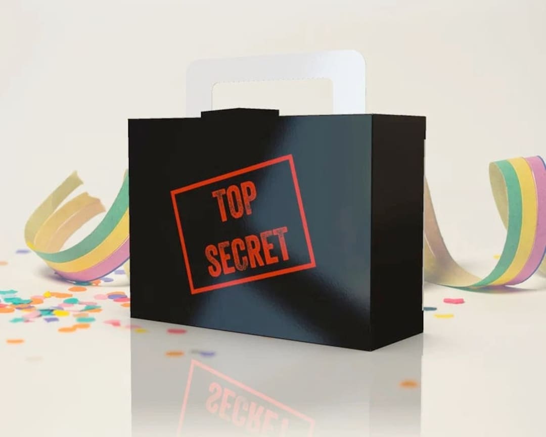 Top Secret" Suitcase Style Party Favor Boxes - Etsy