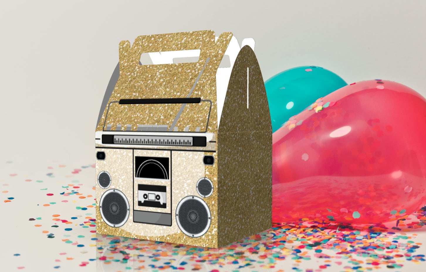 Boombox Dance Party Favor Boxes - Etsy