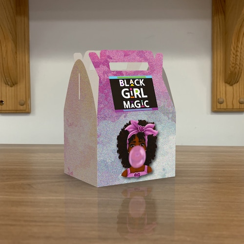 Black Girl Magic Party Favor Boxes - Etsy