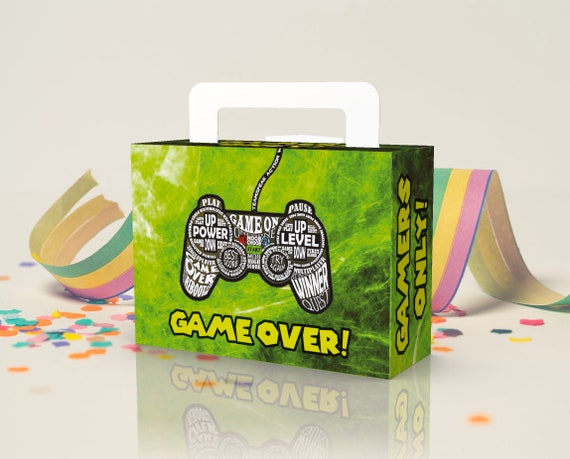 Gamer Suitcase Style Party Favor Boxes | Etsy