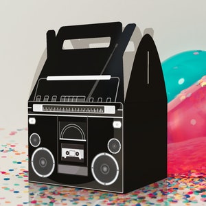 Boombox Dance Party Favor Boxes - Etsy
