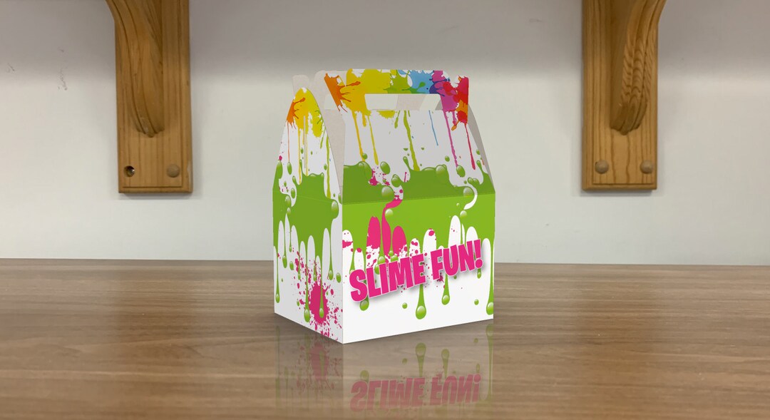 Slime Party Favor Boxes - Etsy