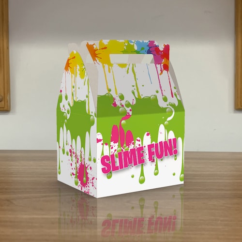 Slime Birthday Party Stickers or Favor Tags Slime Birthday - Etsy