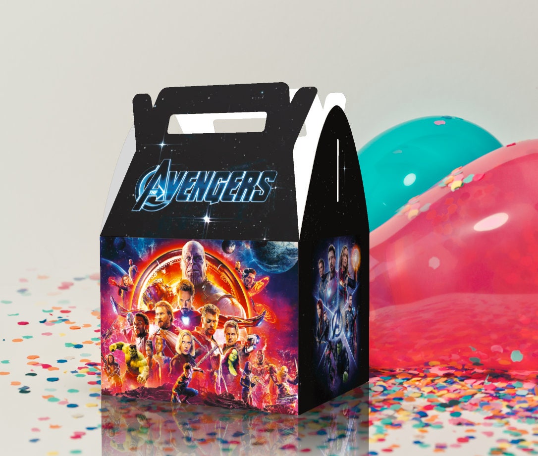 Super Hero Party Favor Boxes | Etsy