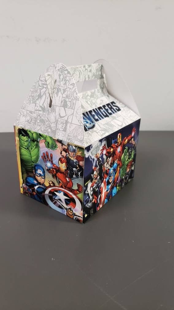Super Hero Party Favor Boxes | Etsy