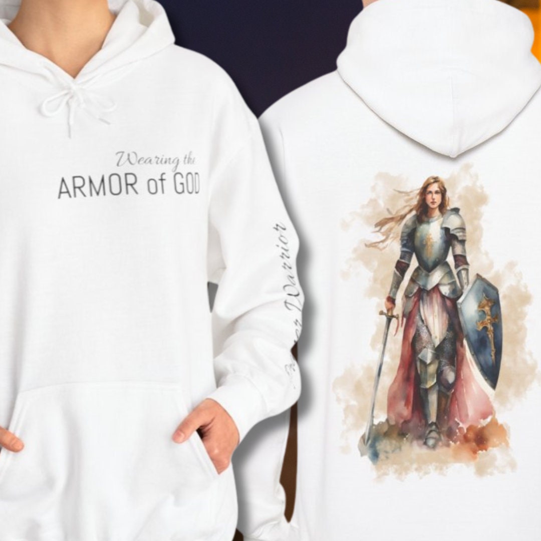 Armor of God Unisex Heavy Hooded Sweatshirt Prayer Warrior Journal ...