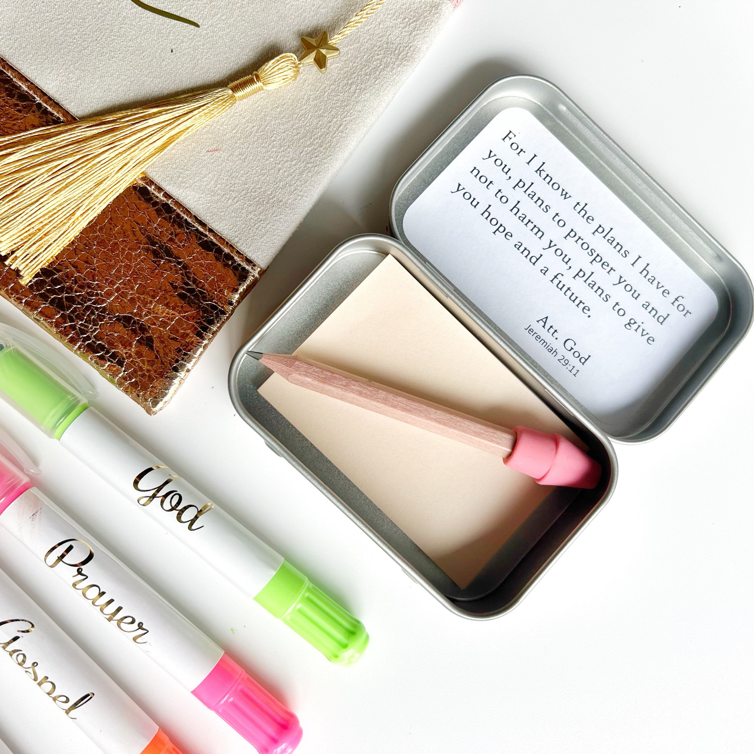 Prayer Box Christian Gift Kit Bible Journaling Personalized - Etsy