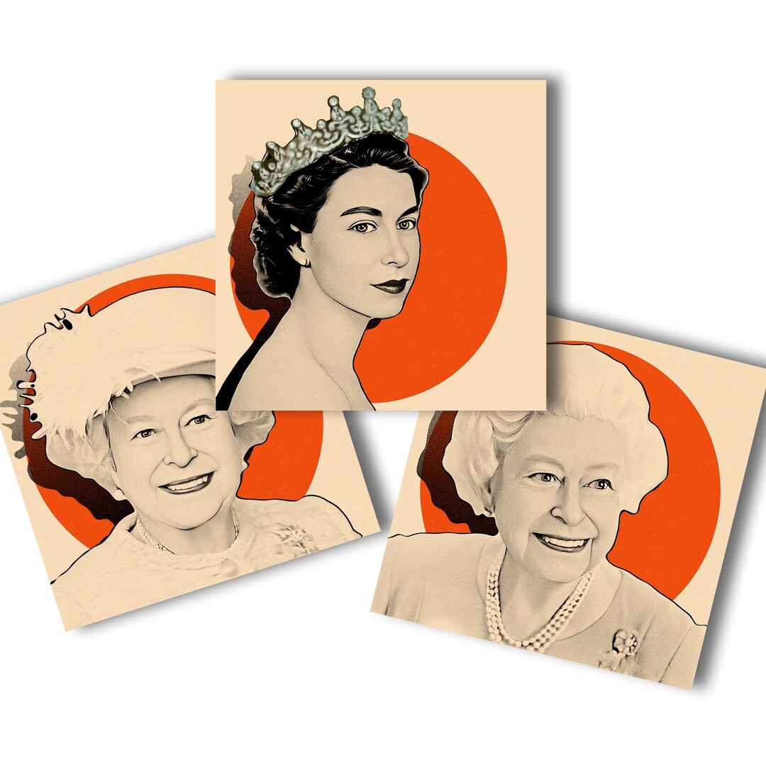 Queen Elizabeth II Stickers, Queen Stickers, British Royal Family ...