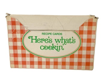 Vintage Current Recipe Cards - Etsy