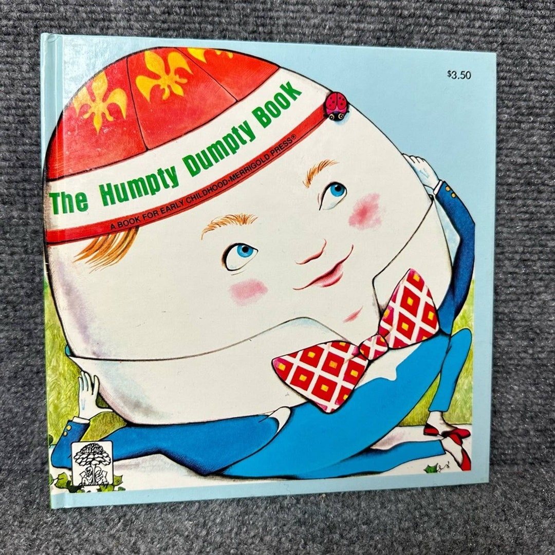 Vintage 1964 the Humpty Dumpty Book Hardcover 8x8.5 Nursery Rhymes ...