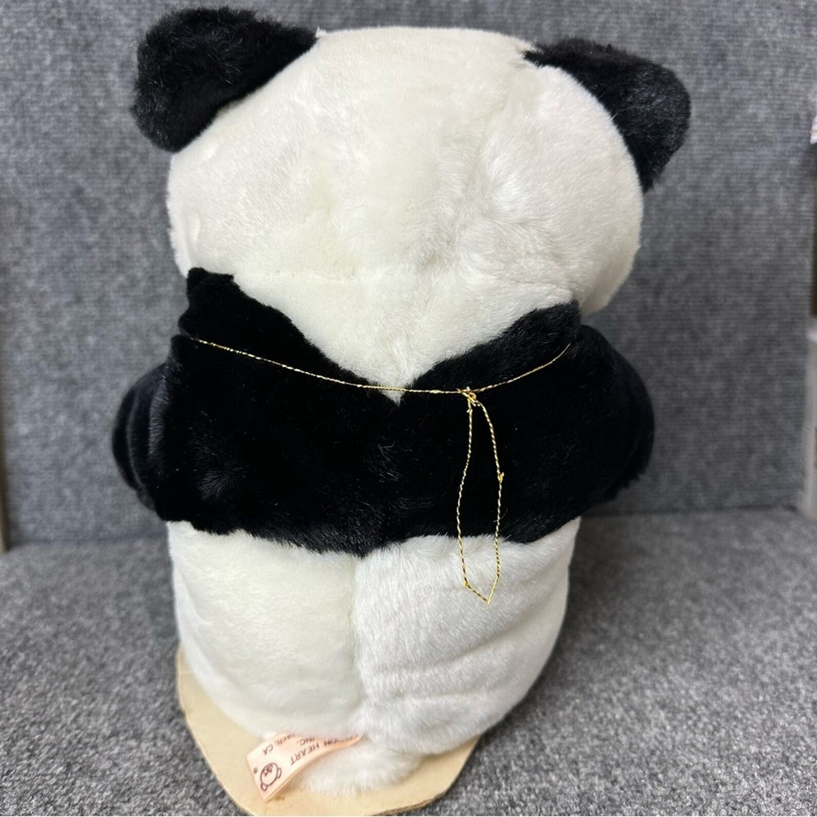 Vintage Aldon Heart Plush Potsy Panda Bear Made in Korea 12 Deadstock ...