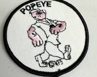 Popeye the Sailor Man Cartoon Embroidered Iron on Applique Patch - Etsy