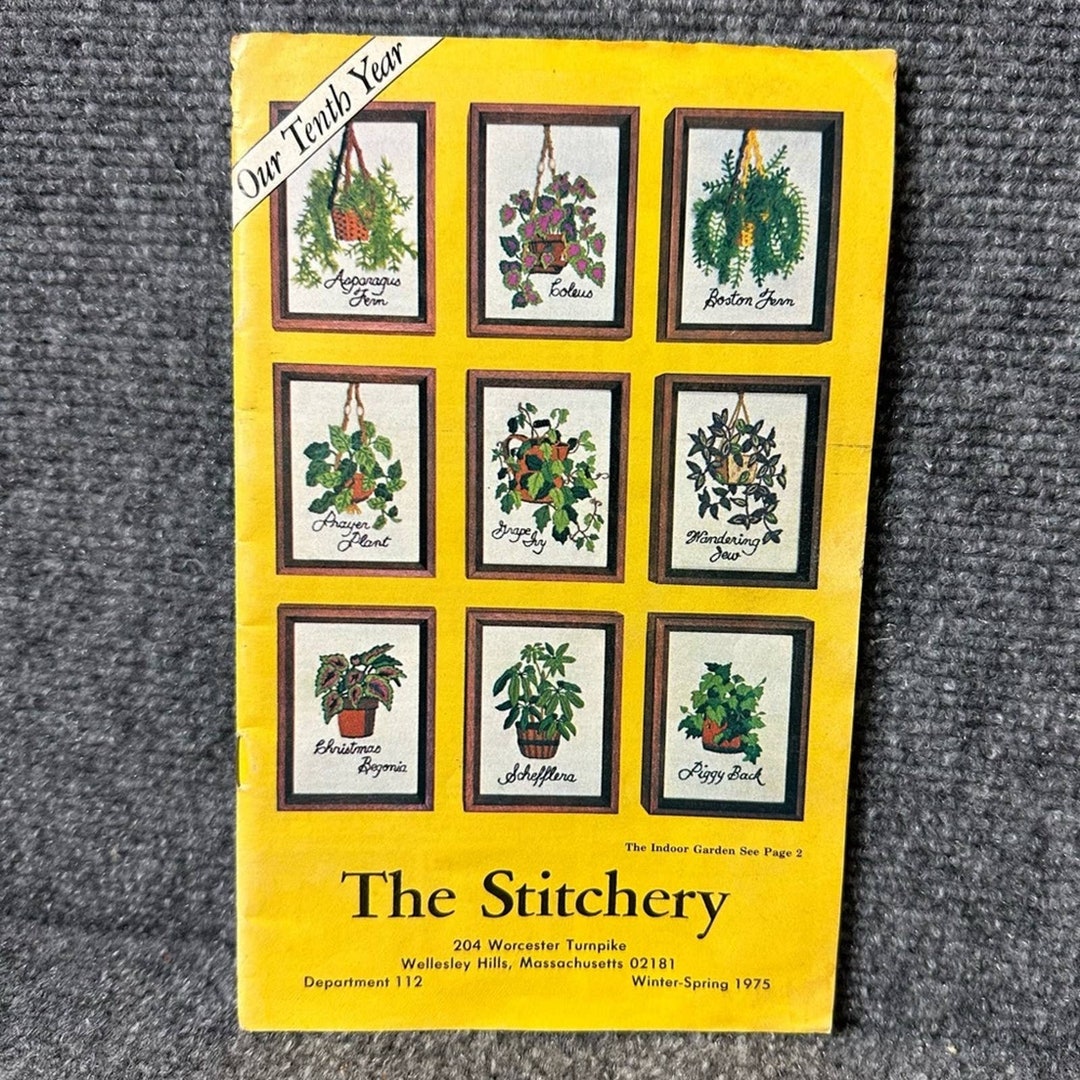 Vintage MCM the Stitchery Catalog Winter Spring 1975 Tenth Year Booklet ...