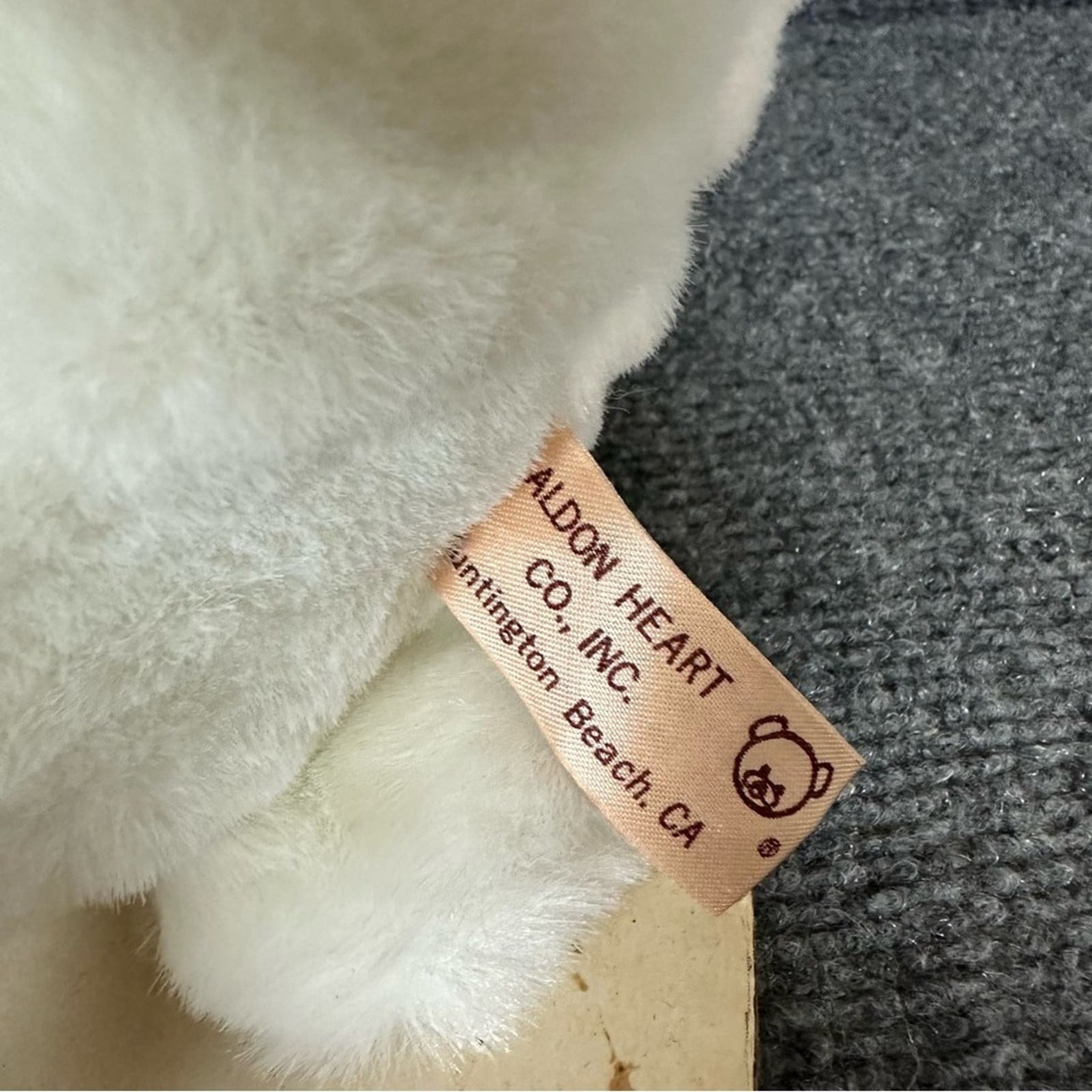 Vintage Aldon Heart Plush Potsy Panda Bear Made in Korea 12 Deadstock ...