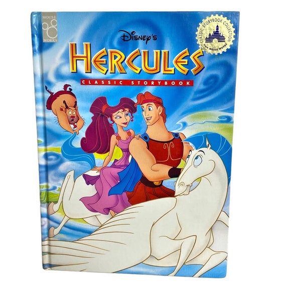 Vintage 1997 Disney Hercules Classic Storybook Mouse Works - Etsy