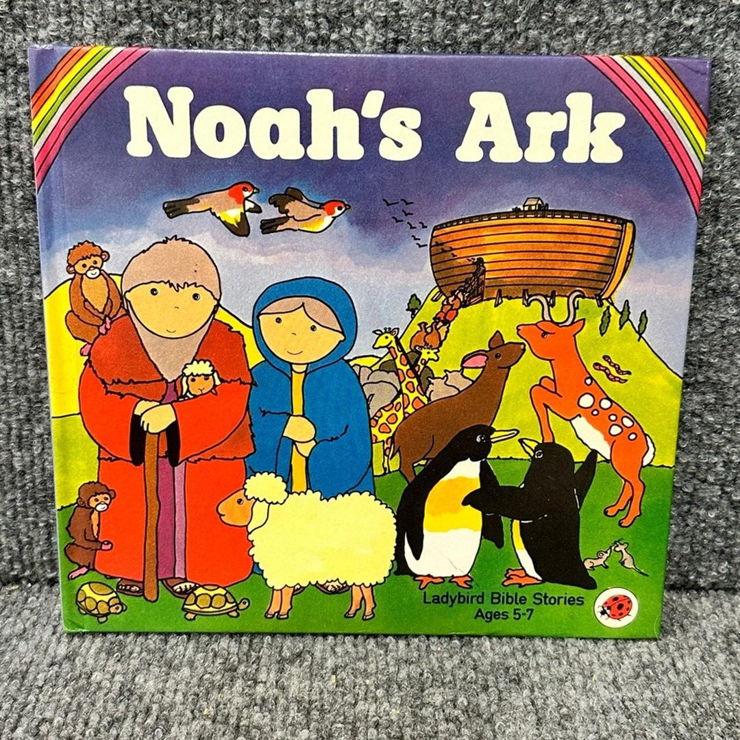 Vintage Children’s Book Noah’s Ark 1985 Ladybird Bible Stories Age 5-7 ...
