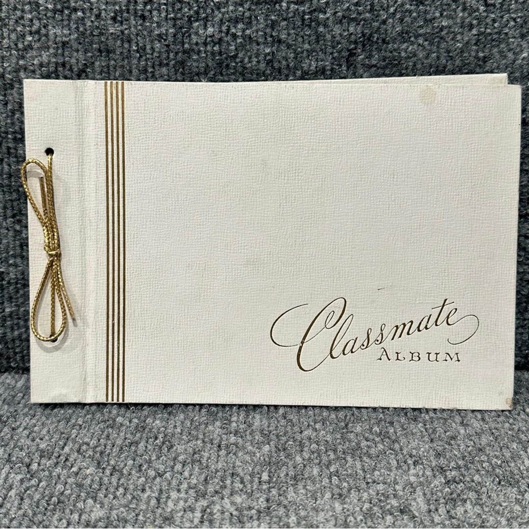 Vintage Classmates Album Calling Cards Photos Scrapbook Junk Journal ...