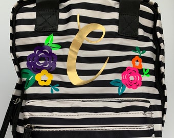 Floral backpack | Etsy