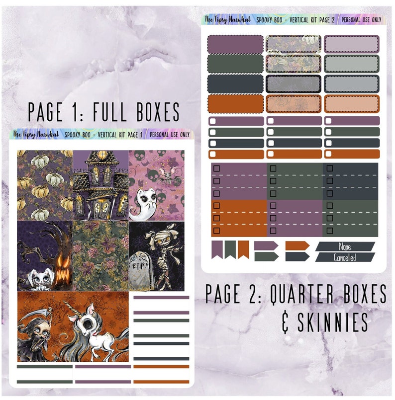 Printable Planner Sticker Kit Digital Download Vertical - Etsy