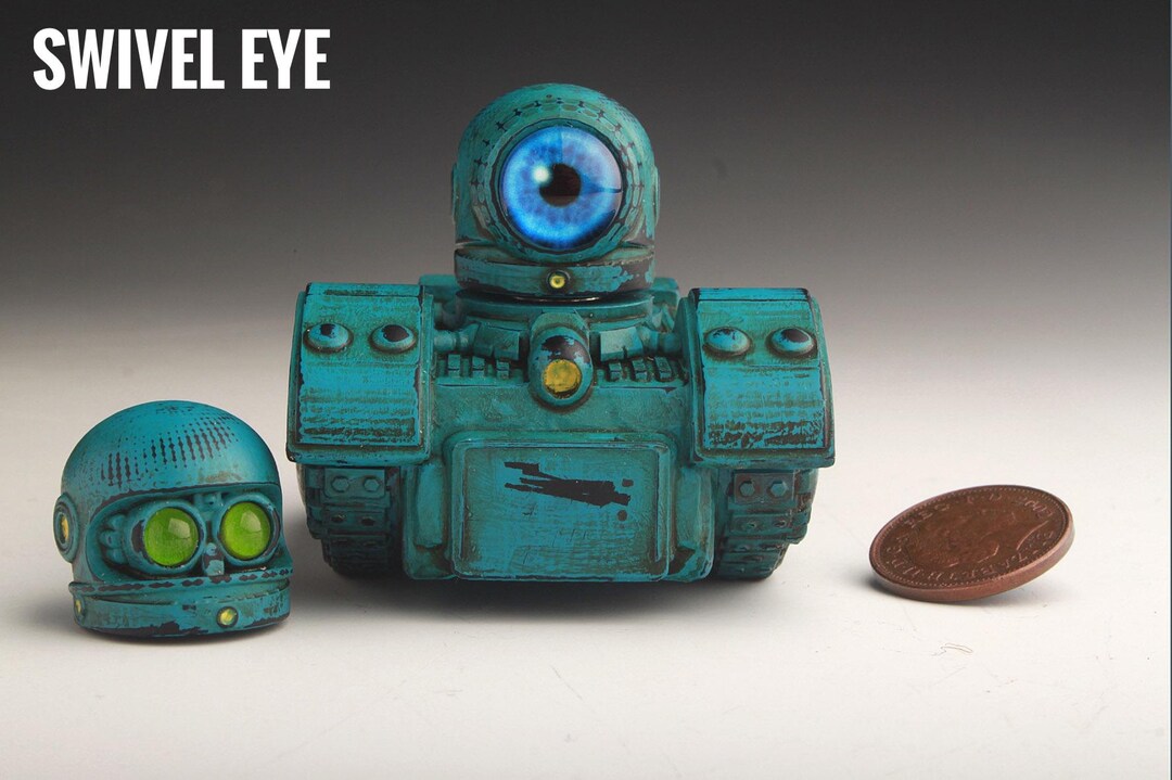 Eye-tank Swivel Turret Blue With Stowaway and Spare Head - Etsy